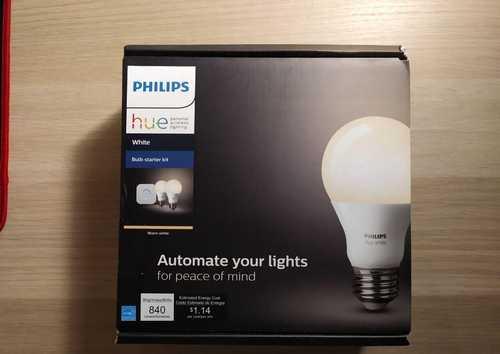 Philips Hue White E27 Starter Kit умный дом