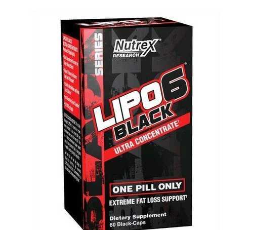 Lipo 6 Black Ultra Concentrate (Nutrex) 60 капс