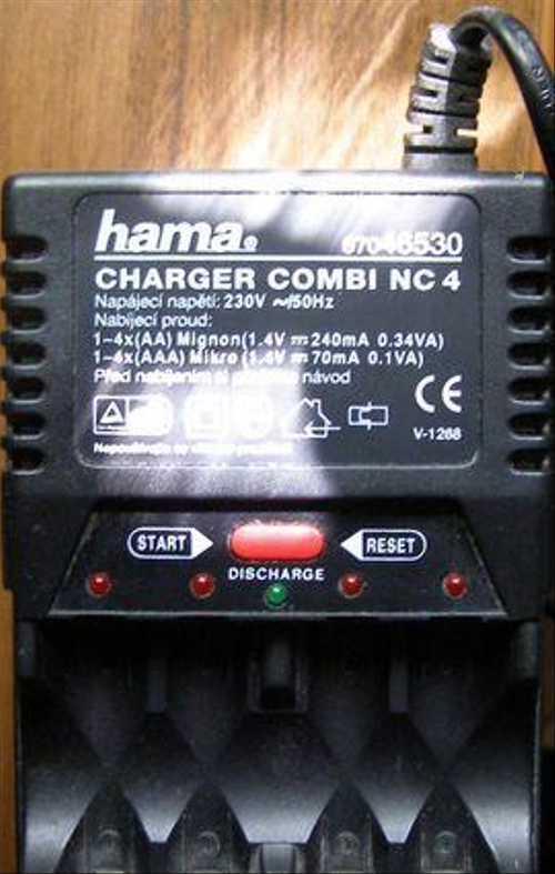 Зарядка Hama Charger Combi 46530 NC-4