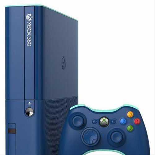 Xbox 360 E 750 Gb Синий С Играми В Памяти