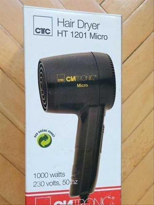 Micro фен для волос Clatronik пр. Германии