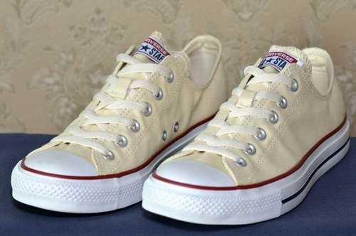 Кеды Converse W9165 кремовые, женские размеры