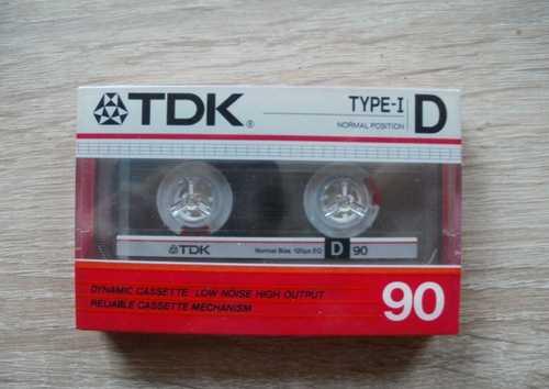 Новая аудиокассета TDK D90