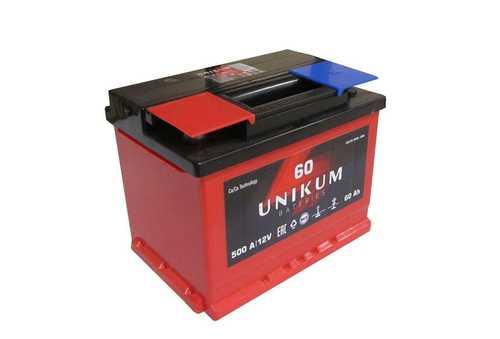 Новый аккумулятор 60Ач "unikum"