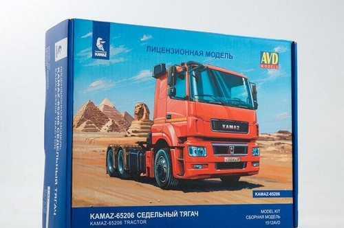 Сборная модель камаз-65206