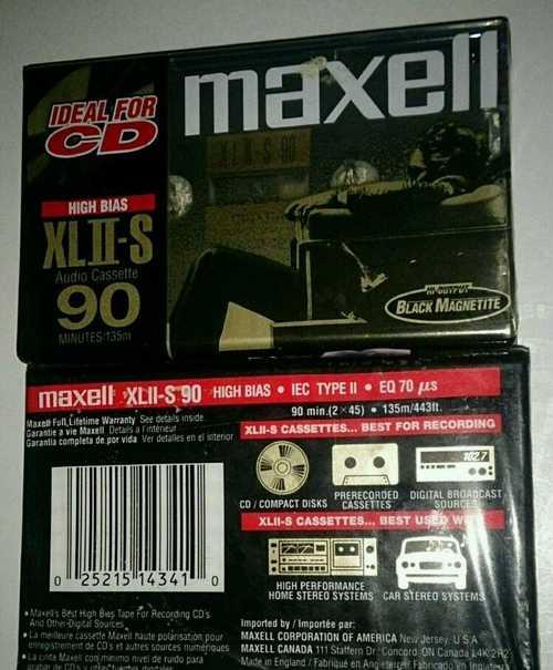 Компакт кассеты Maxell xlii-S, UR