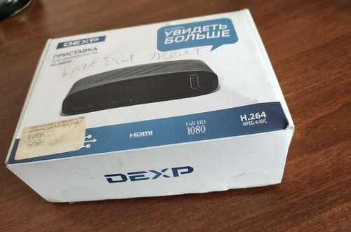 Цифровая тв приставка dexp б/у