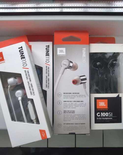 Наушники JBL Tune 110 / 210 / Новые
