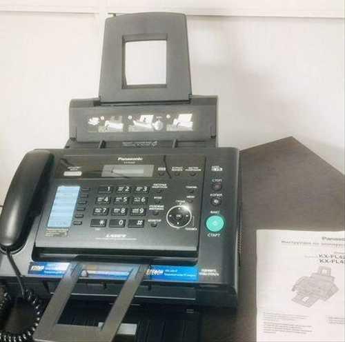 Телефон Panasonic лазерный факс kx-fl423 как новый