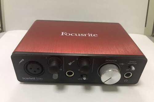 Аудиоинтерфейс Focusrite Scarlett Solo