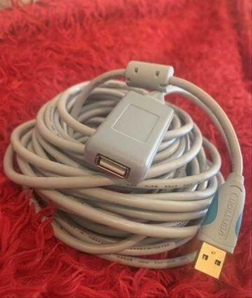 USB 2.0 активный кабель-удлинитель