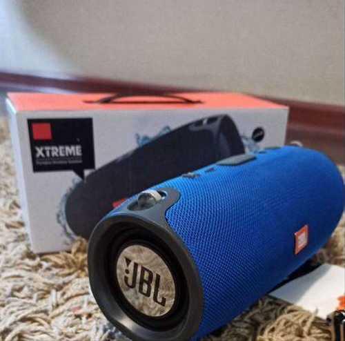 Колонка jbl экстрим Синий. Мощный звук