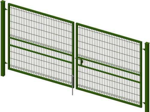 Ворота со сварной сеткой H 1,96м L 4,0м лайт ппк