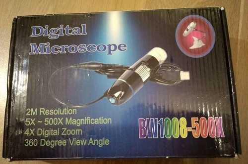 Цифровой usb-микроскоп BW1008-500x