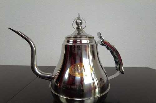 Чайник заварочный (гуснек) серебро 1800мл