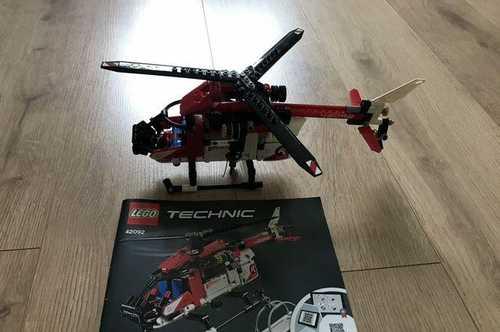 Lego technic 42092 спасательный вертолёт 8+