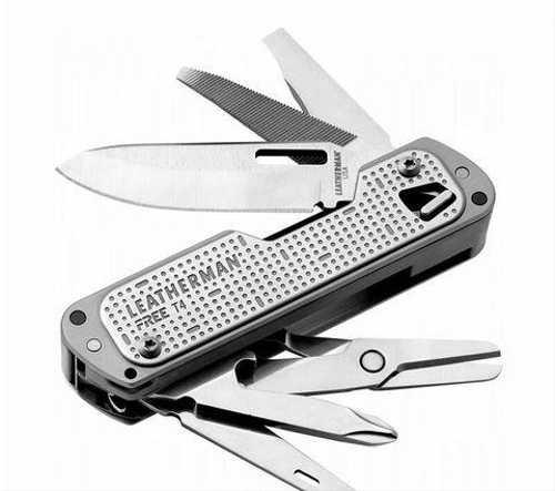 Мультитул Leatherman Free T4, стальной