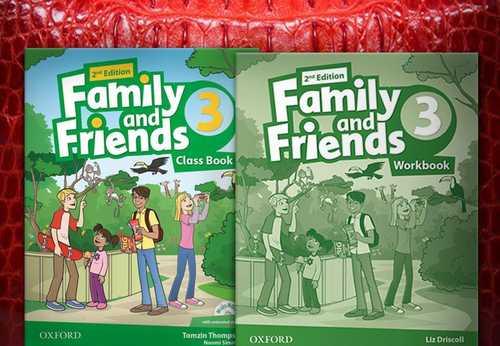 Family and friends 3 учебник, тетрадь и диски