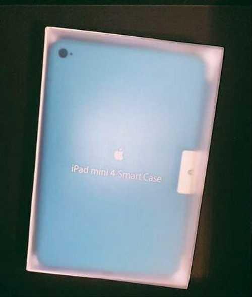 Чехол книжка для iPad mini 4. Голубой