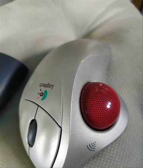 Беспроводная мышь trackball logitech t-ra18