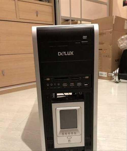 Компьютерный корпус Delux DLC-MG416 350W Silver/bl