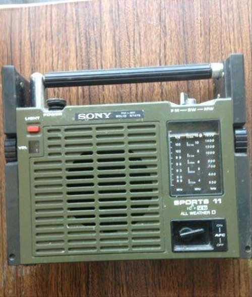 Радиоприемник Sony ICF 111B Sports Япония