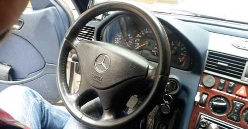 Руль кожа с подушкой на мерседес w202 w210 w124