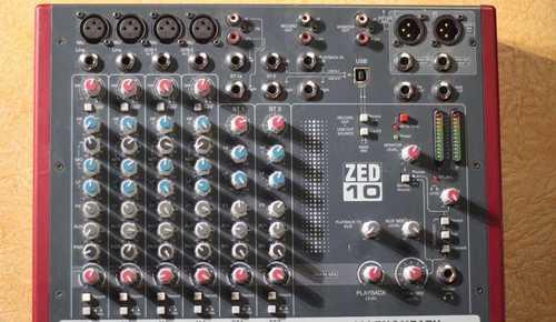 Allen&heath ZED10FX Микшерный пульт с USB