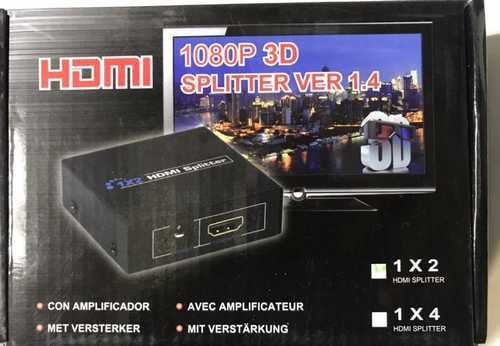 Делитель splitter hdmi 1x2