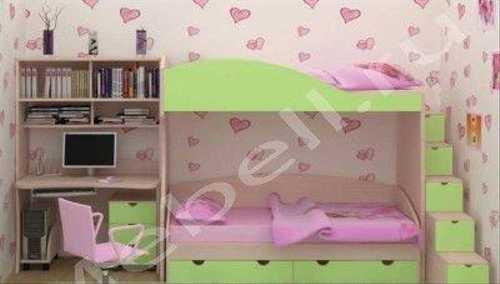 Двухъярусная кровать для детской