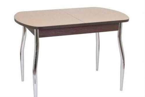 Обеденный раздвижной стол Милтон 110(140)х70 хром
