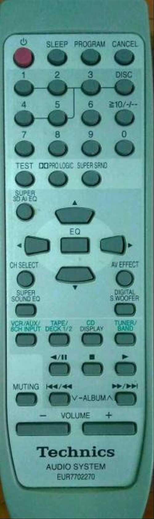 Пульт Technics EUR7702270 для музыкального центра