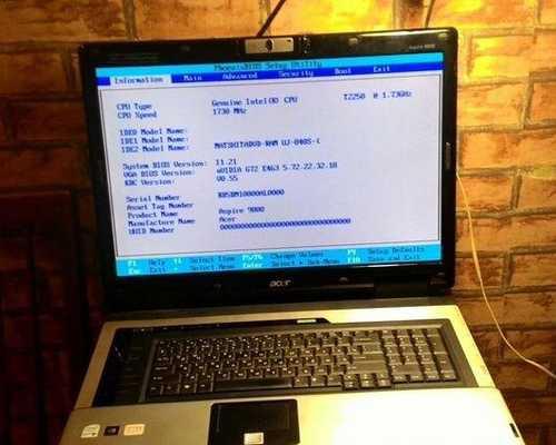 Acer Aspire 9800 запчасти