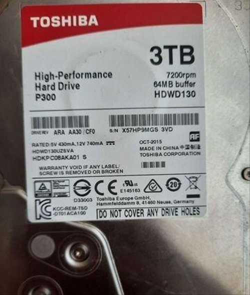 Жосткий диск Hdd 3TB