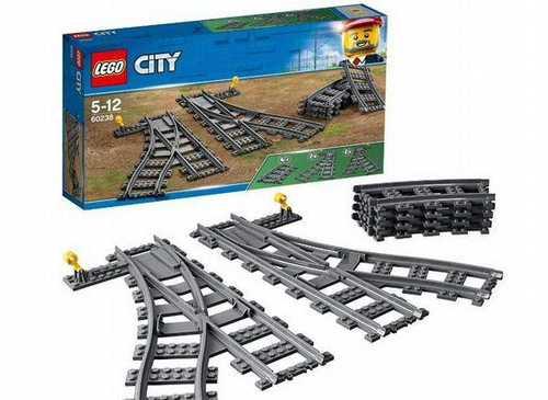 Конструктор lego city Железнодорожные стрелки 60238-L
