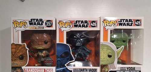 Фигурки Funko POP Серия Star Wars. Сет