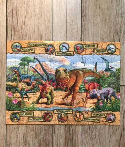 Пазл ravensburger динозавры