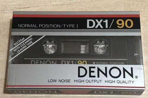 Аудиокассета Denon DX1/90 (Made in Japan) 1983 год
