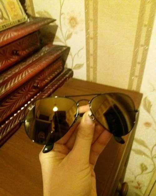 Очки Ray-Ban 3025 aviator made in Italy (оригинал)