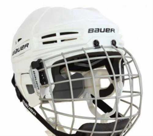 Шлем хоккейный bauer prodigy combo YTH с маской белый one size int