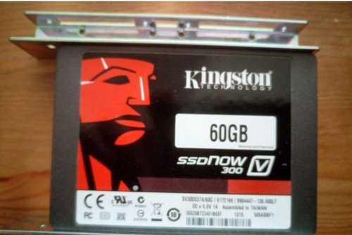 SSD Kingston 60 Gb, б/у, рабочий