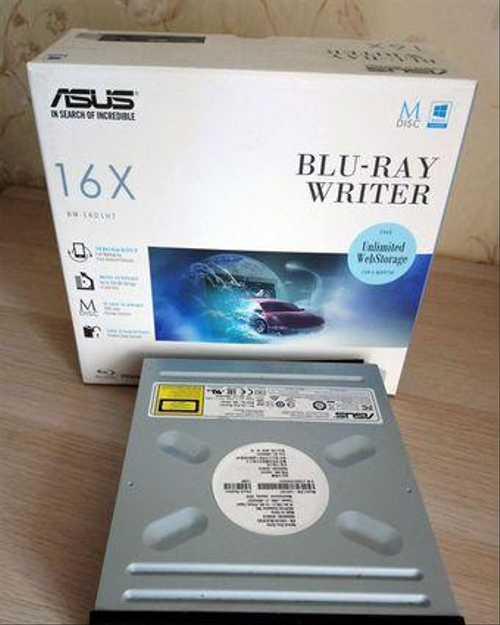 Пишущий Blu-Ray asus BW-16D1HT