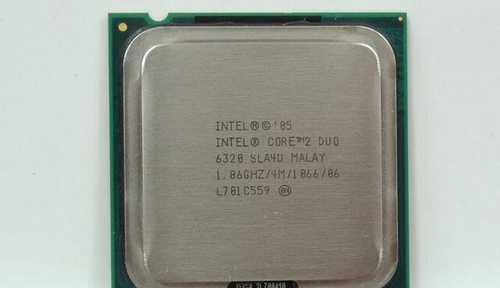 Процессор s775 Intel Core 2 Duo E6320 (2x1867MHz)
