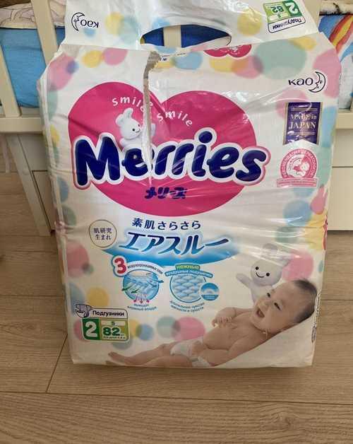 Продам подгузники Merries s 4-8кг