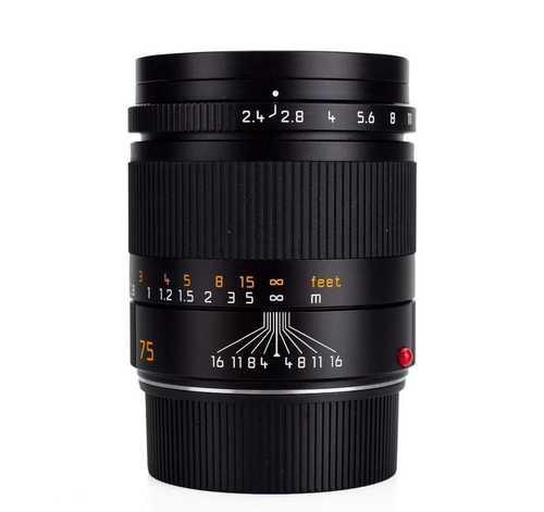 Leica Summarit-M 75mm f/2.4 Black Новый Рст