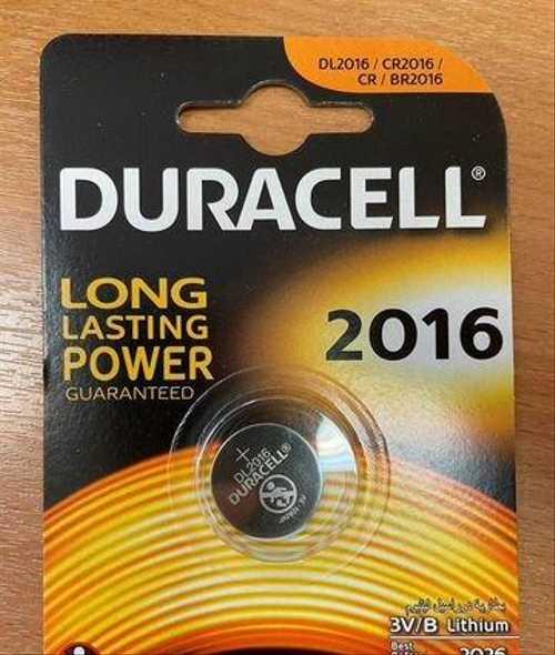 Батарейка Duracell таблетка CR2016