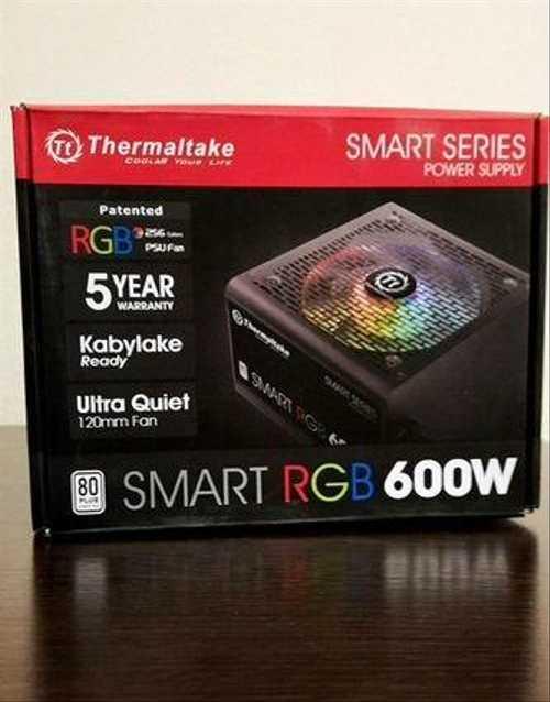 Бп - Thermaltake smart RGB 600w 80+