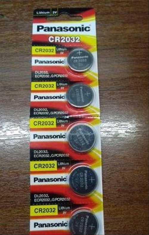 Батарейки CR2032, CR 2016 Panasonic новые. Могу вс