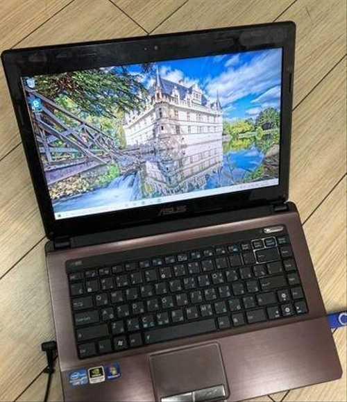 Ноутбук Asus 14” K43S i3 320GB Ddr3-4Gb