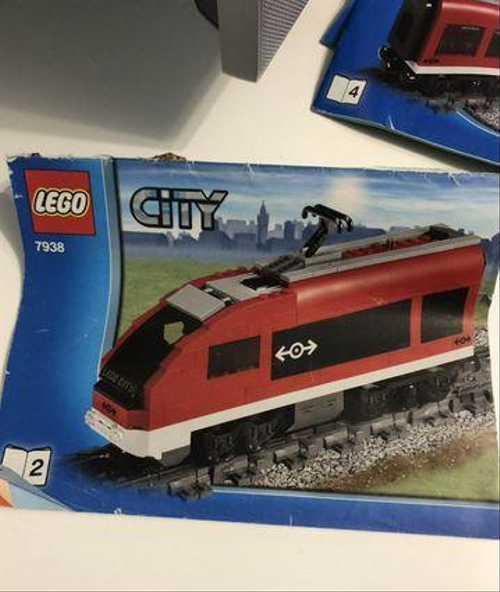 Lego поезд 7938